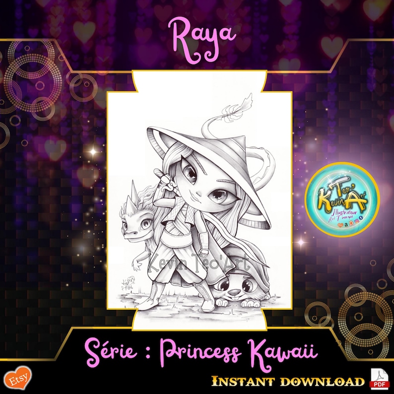 Raya - Princess Kawaii - Etsy