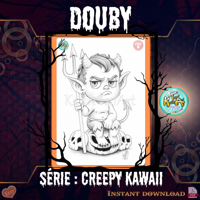 Douby - Creepy Kawaii - Etsy