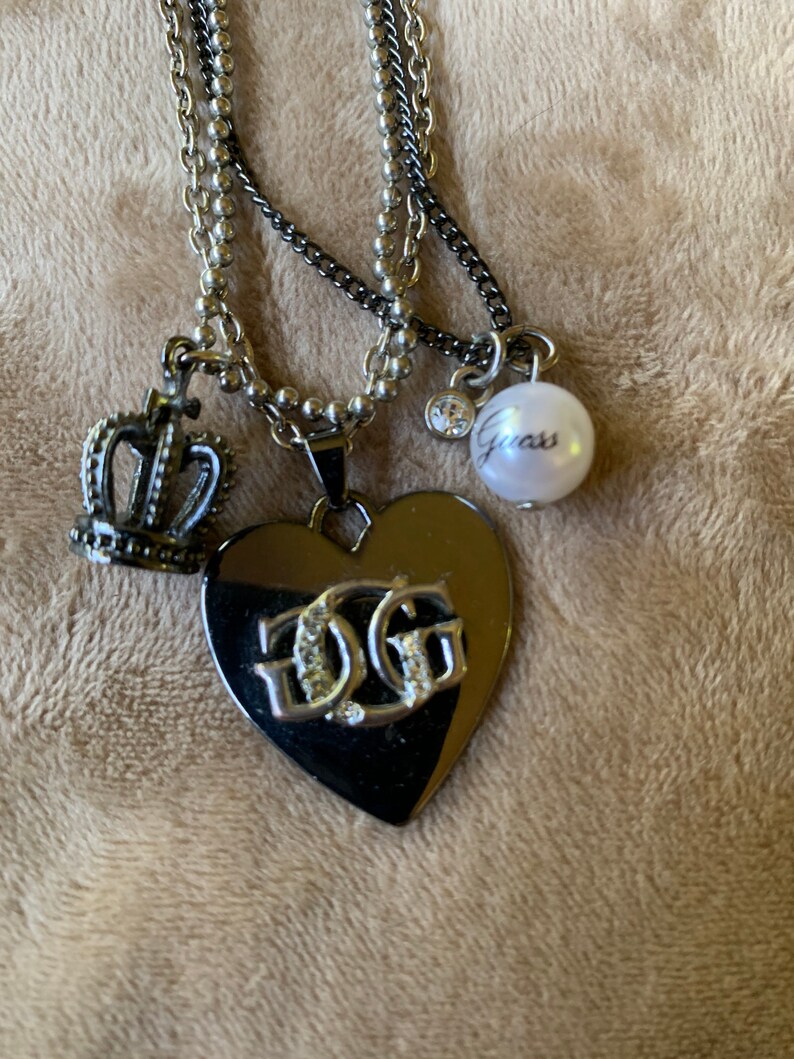 Guess Pendant Necklace - Etsy