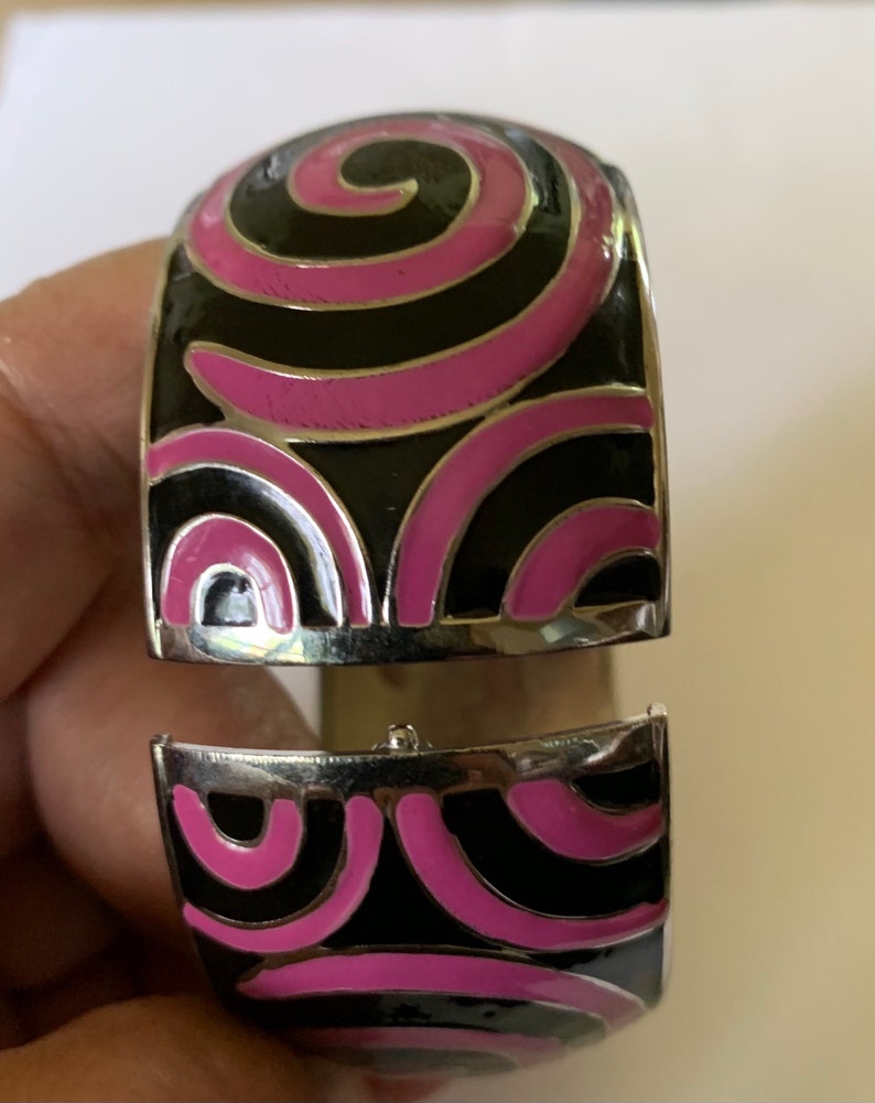 Vintage Clamper Bracelet - Etsy