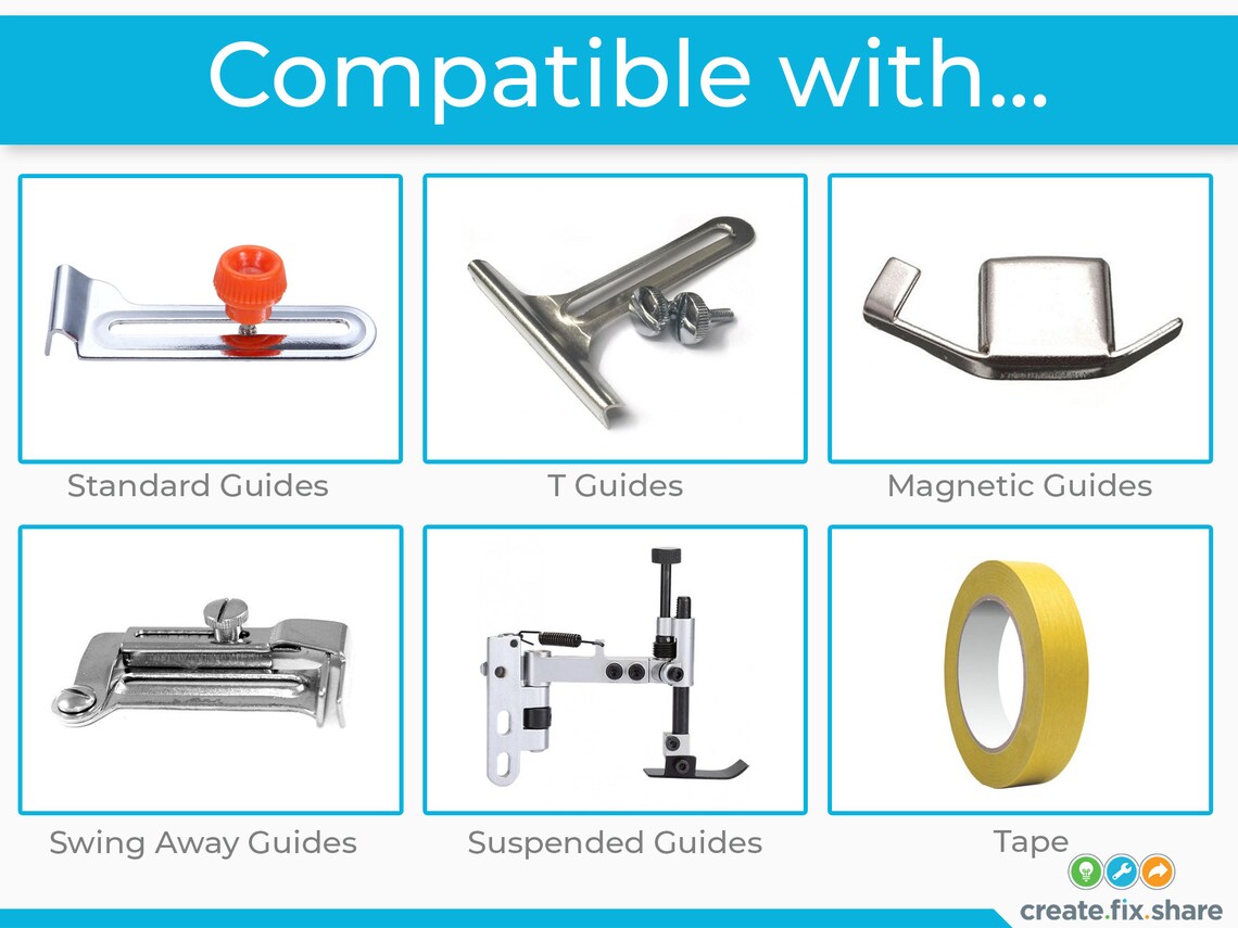 Seam Guide Setters Seam Allowance Guides PDF Printable - Etsy