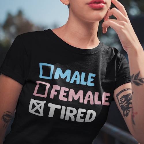 Funny Transgender Tee Genderqueer and Trans T-shirt Funny - Etsy