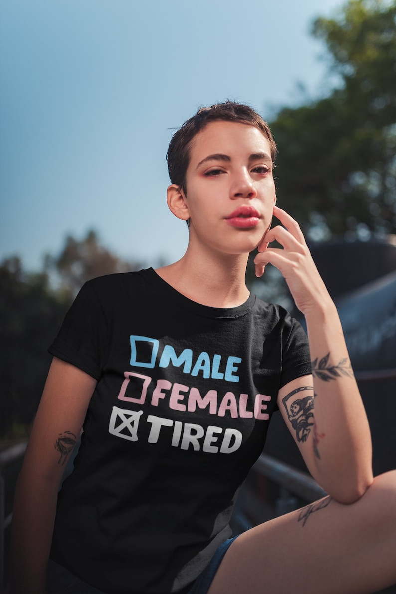 Funny Transgender Tee - Genderqueer and Trans T-shirt - Funny ...