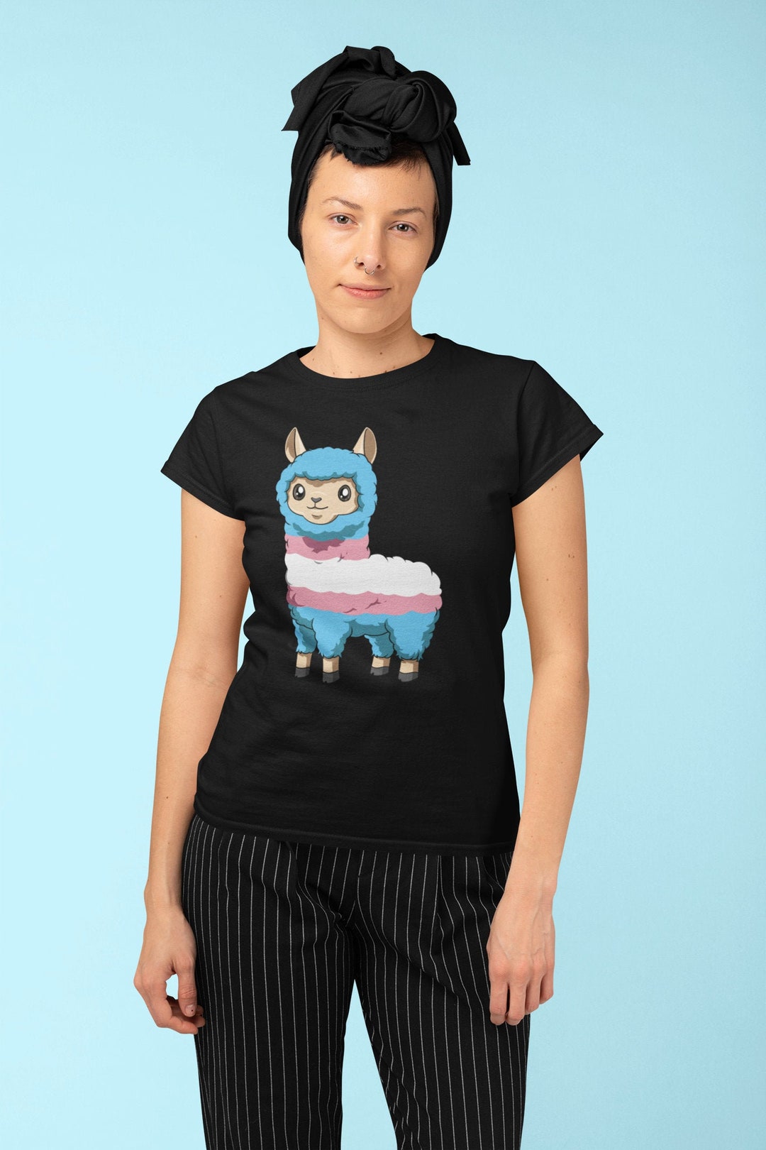 Funny Transgender Llama Tee Transexual y Transgénero Llama Regalo Lindo ...
