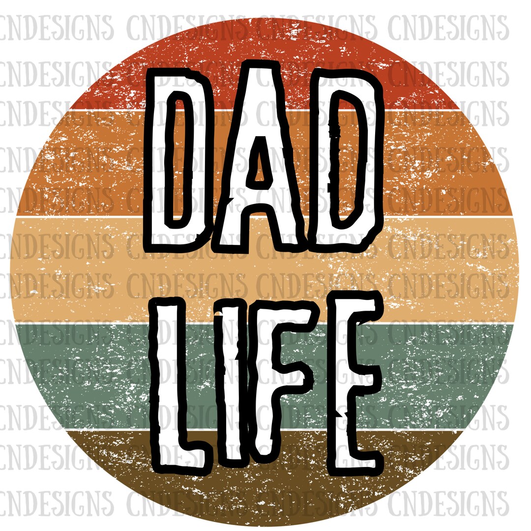 DAD Life PNG| Retro PNG - Etsy