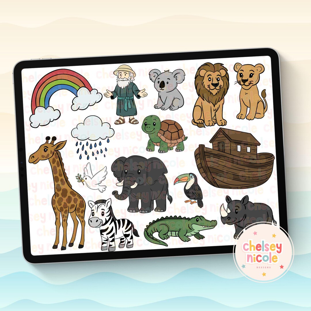 Noah's Ark Clip Art Bundle - COMMERCIAL USE ALLOWED! - Etsy