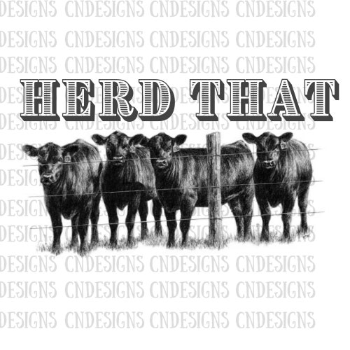 Herd That Svg Pdf Jpeg | Etsy