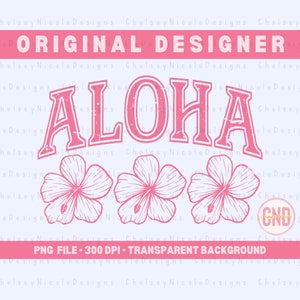 Aloha PNG | Simple Hawaiian PNG | Simple Summer PNG | Pink Aloha Png ...