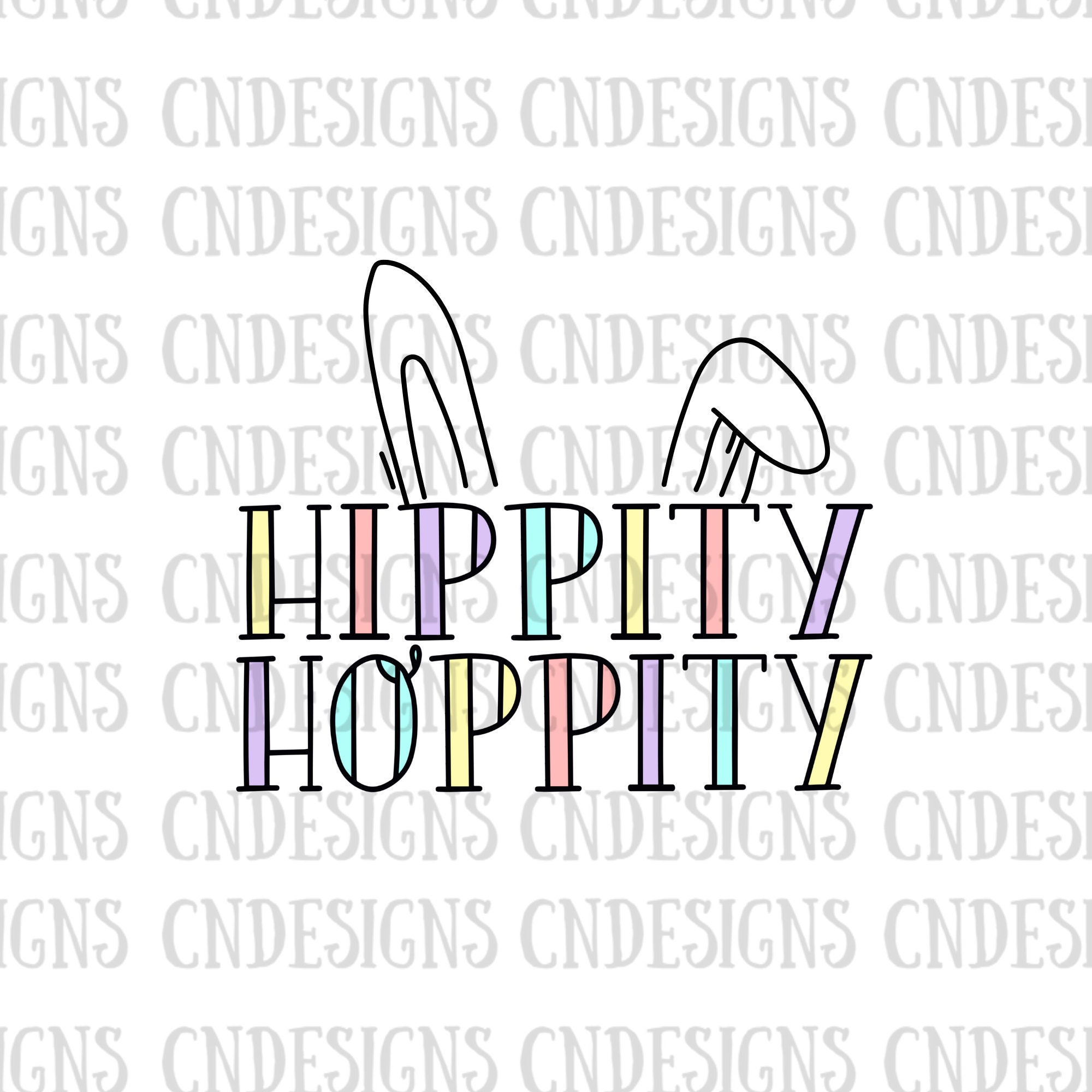 Hippity HOPPITY Png Happy Easter PNG Doodle Easter Png | Etsy