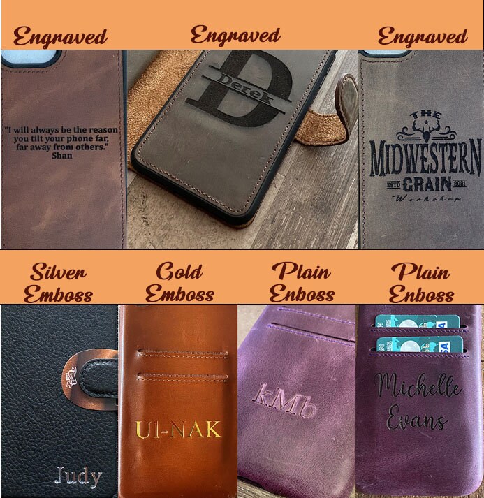 Personalization Custom Service Laser Engraving Gold Emboss - Etsy