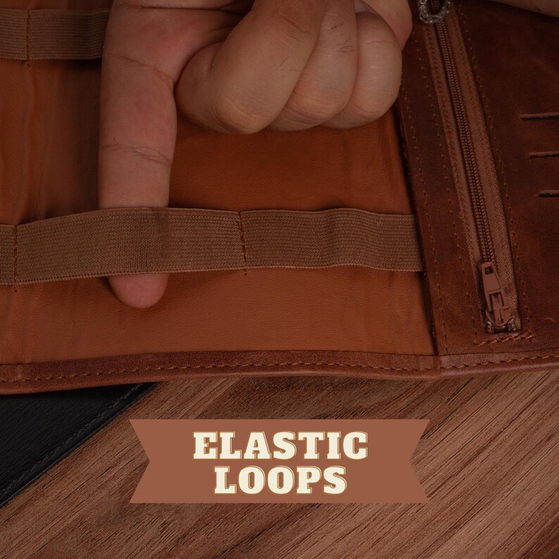 Custom Leather Cable Organizer Bag, Cable and Charger Organizer, Travel ...