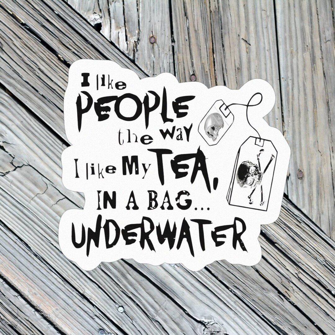 Teabag Sticker,funny Stickers, Laptop Stickers,water Bottle Stickers ...