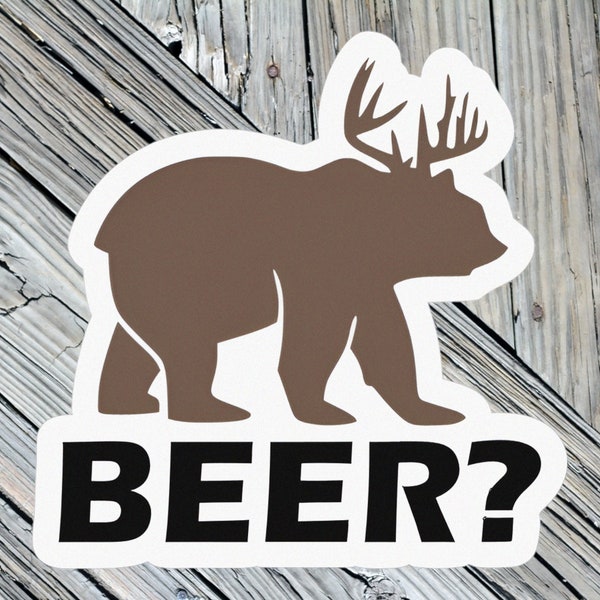 Beer Bottle Decal - Etsy
