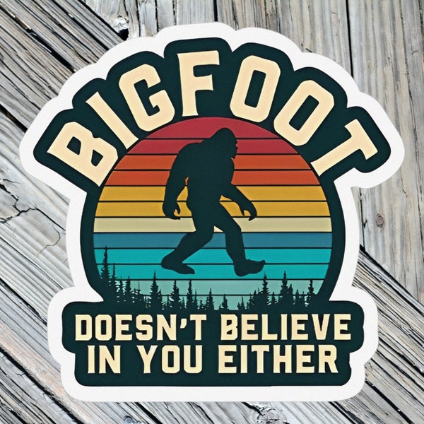 Bigfoot Sticker Sheets - Etsy