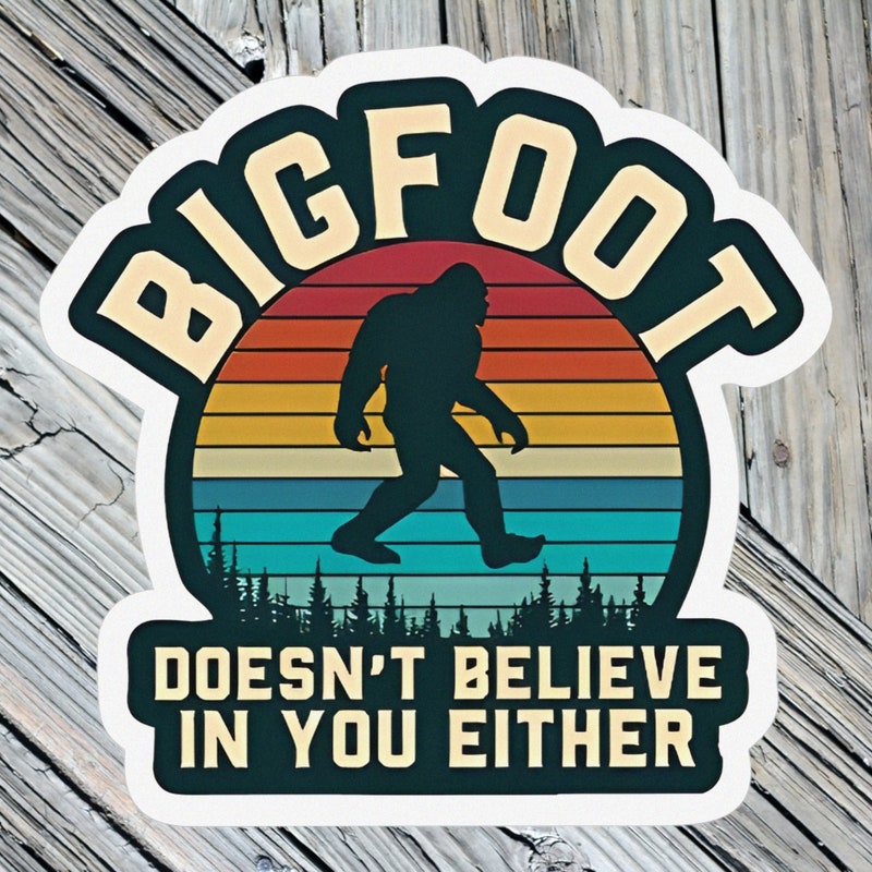 Bigfoot Stickers - Etsy