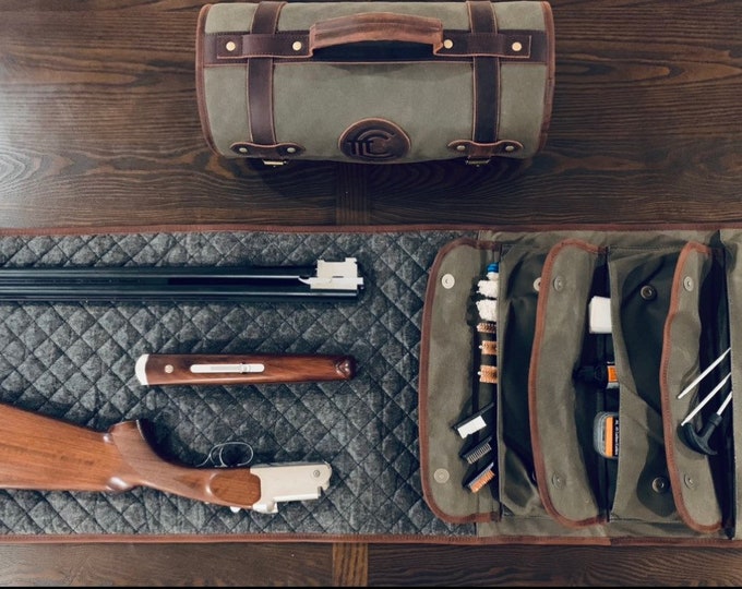 Oak and Walnut Wood Gun Cleaning Box (SPECIAL ORDER) - Etsy