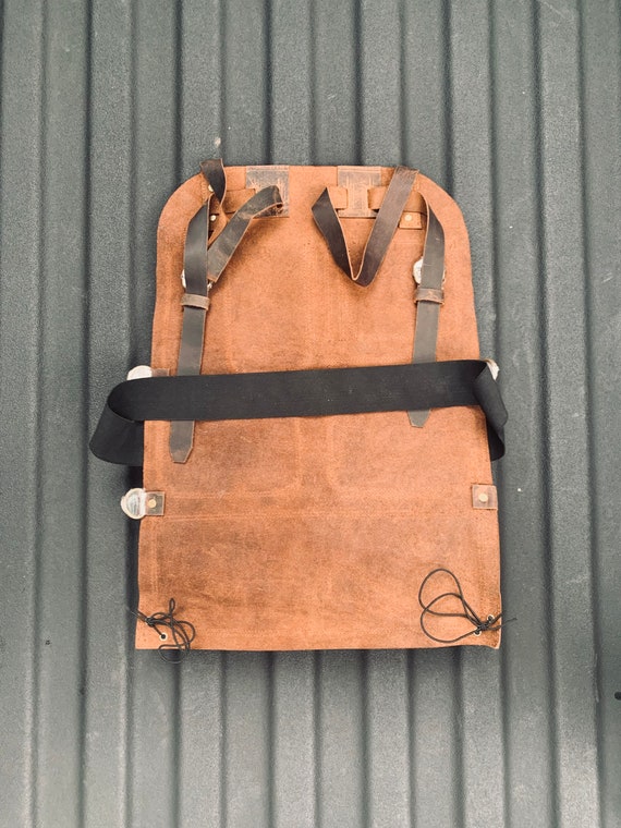 Hunters leather car seat organizer. ships Out Same Day Etsy