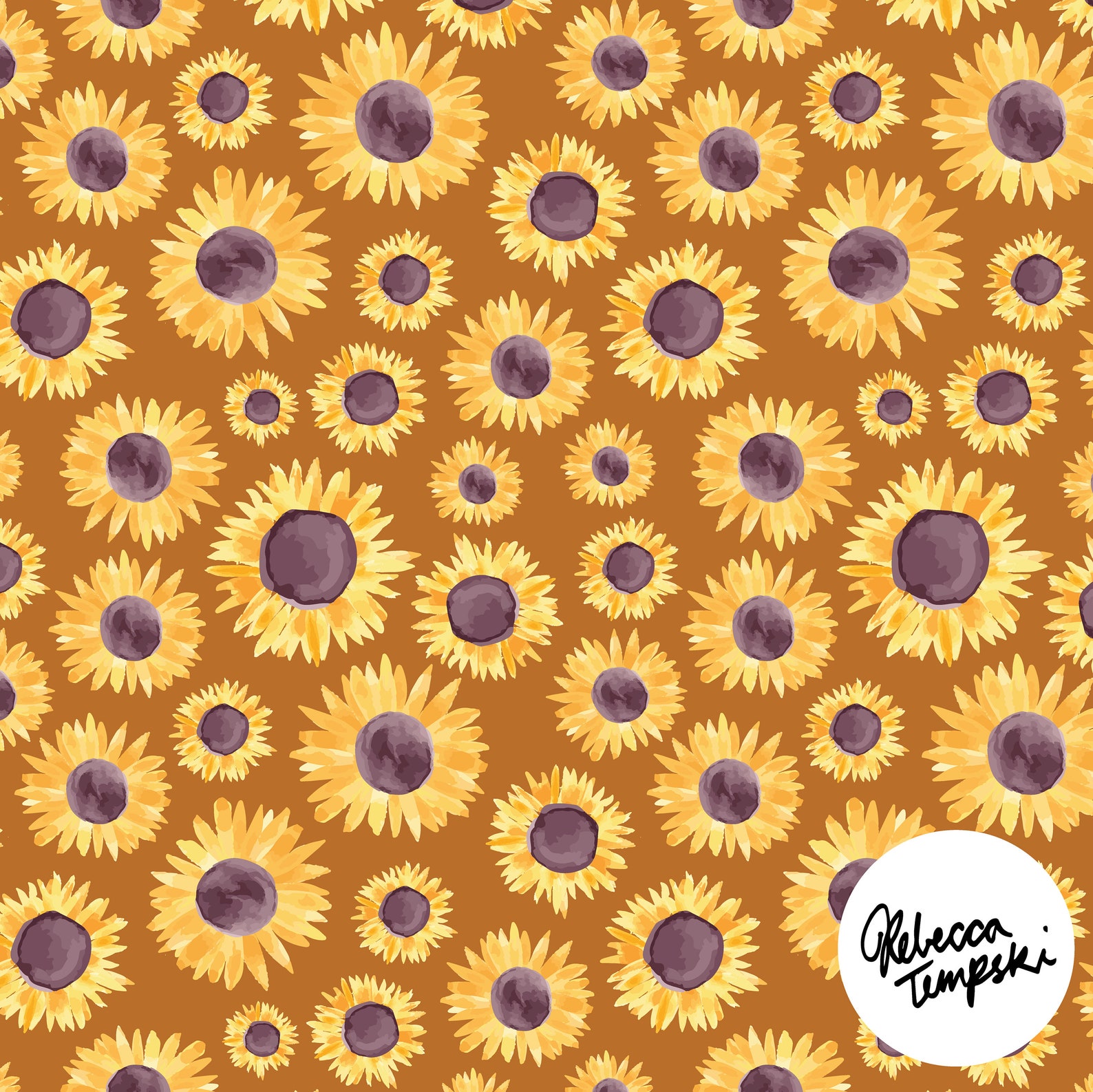 Sunflower Paper Collection - Digital Paper Pack - 8 Colorful Printable ...