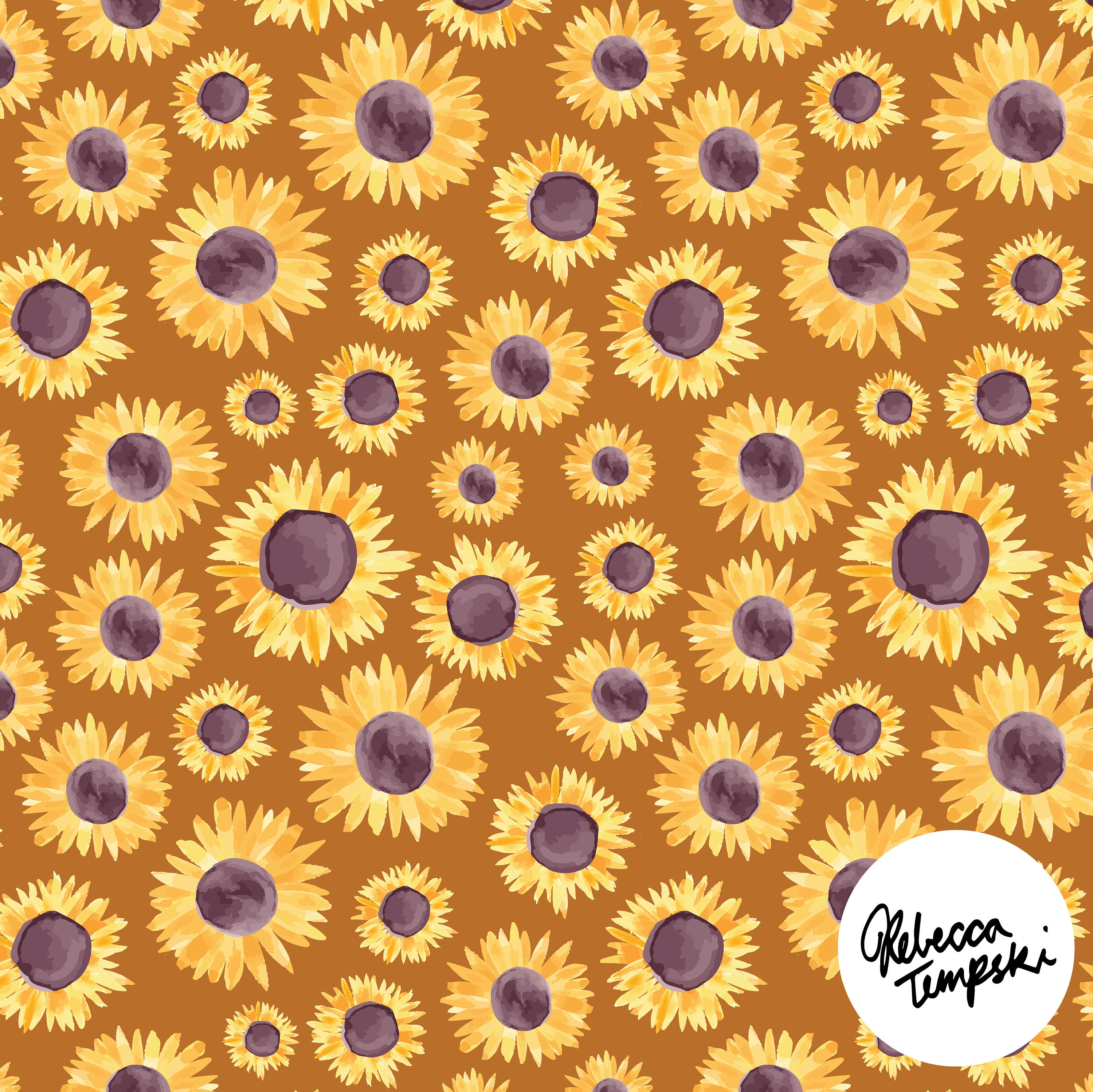 Sunflower Paper Collection Digital Paper Pack 8 Colorful - Etsy