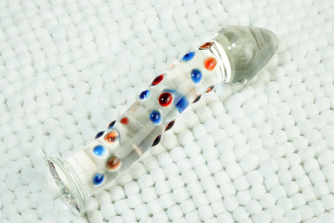 6.25 Inch Glass Dildo With Wavy Shaft - Etsy
