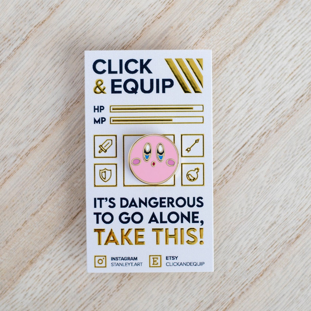 Kirby - Mini Enamel Pin - Etsy