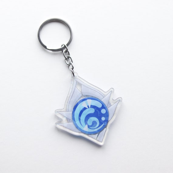 Snezhnaya childe Vision Genshin Impact Acrylic Keychain - Etsy Finland