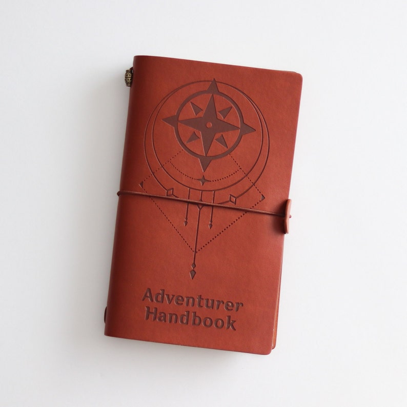 Genshin Impact Adventurer's Handbook Leather Journal - Etsy