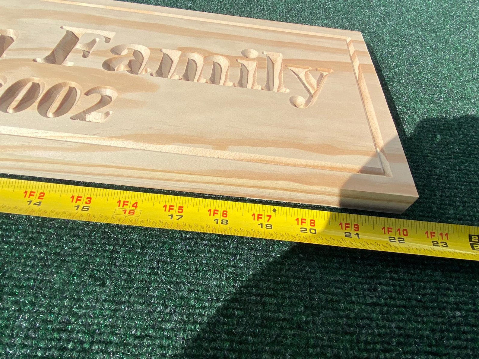 Custom Engraved Wood Sign - V-groove - Carved Wood Sign - Custom ...