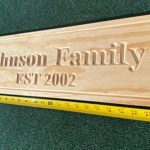 Routed Wood Signs - Etsy