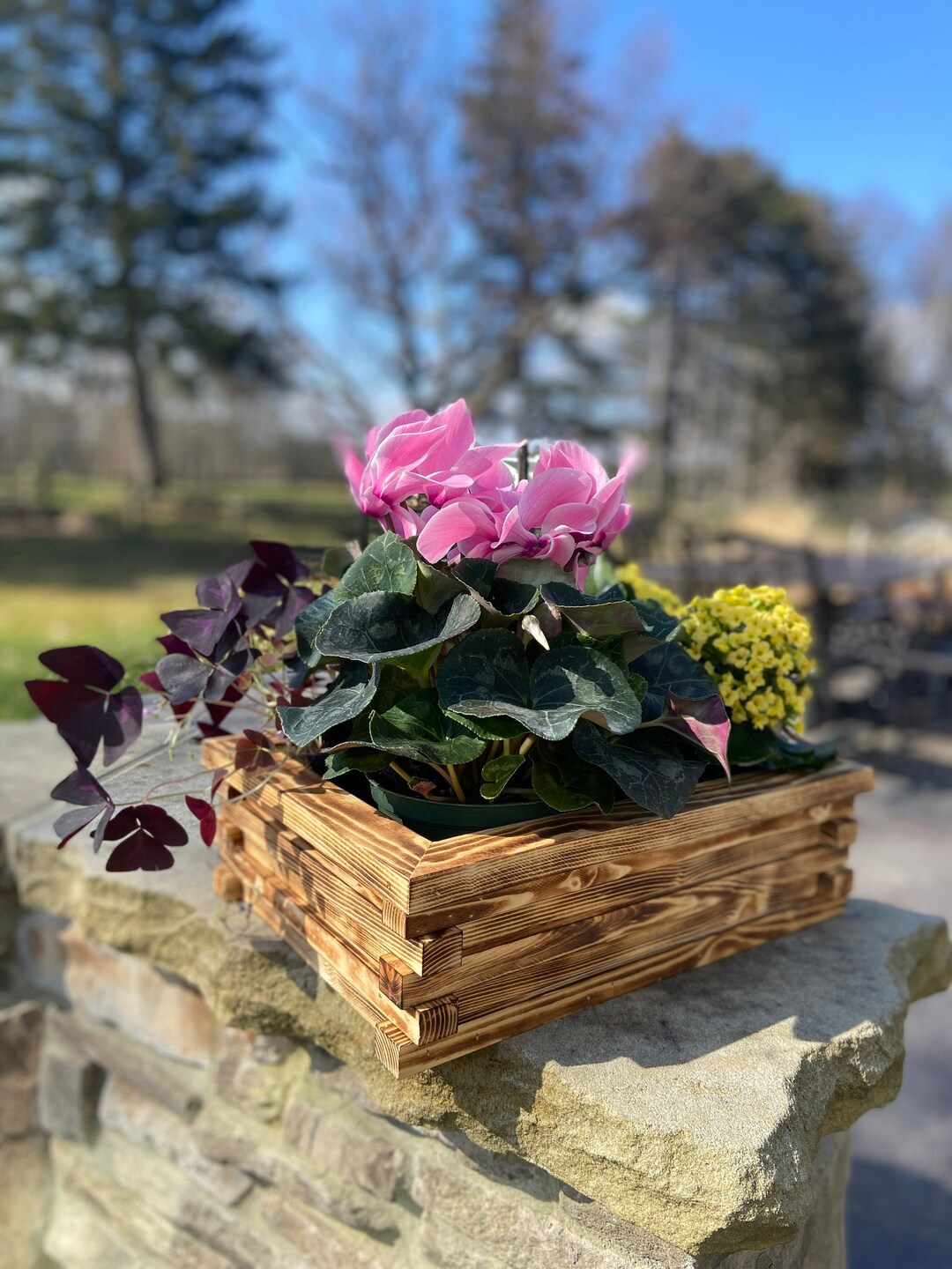 Amish Wooden Flower Box - Etsy