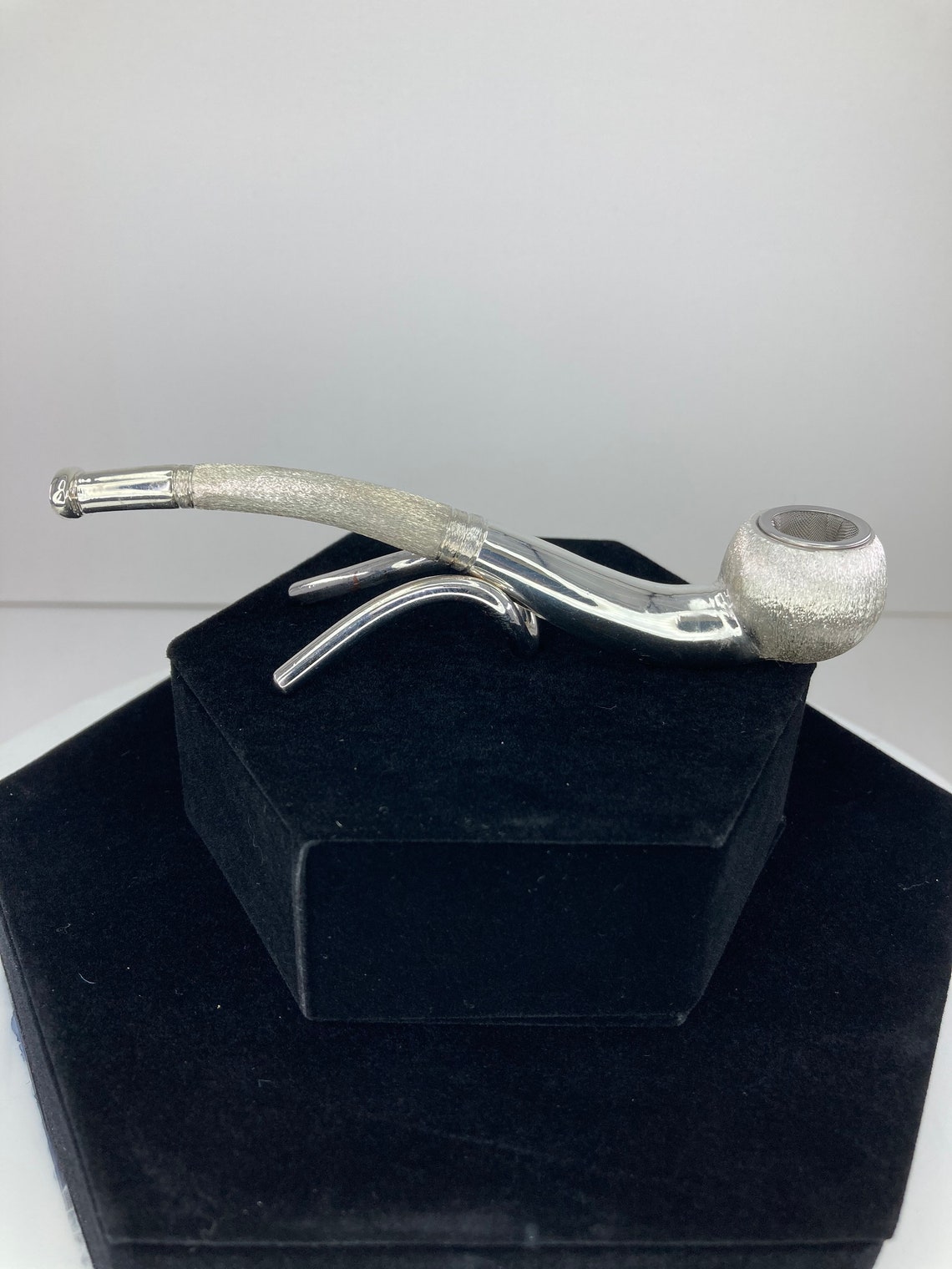 Metal Silver Fancy Smoking Pipe Silver Pipe - Etsy
