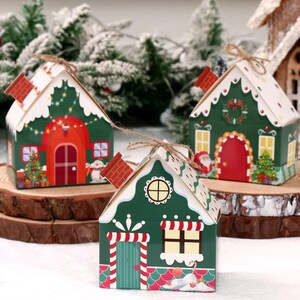28pcs Christmas House Gift Boxes, Packaging for Xmas, Paper Boxes ...
