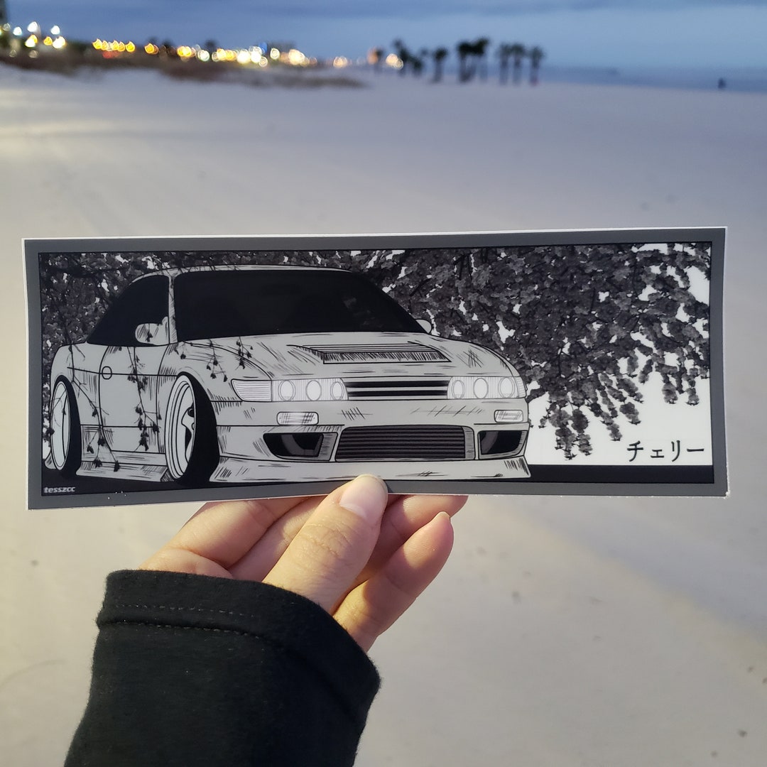 S13 Silvia Sticker, Nissan 240sx, S13 Silvia, 240sx, Manga Cars, Jdm ...
