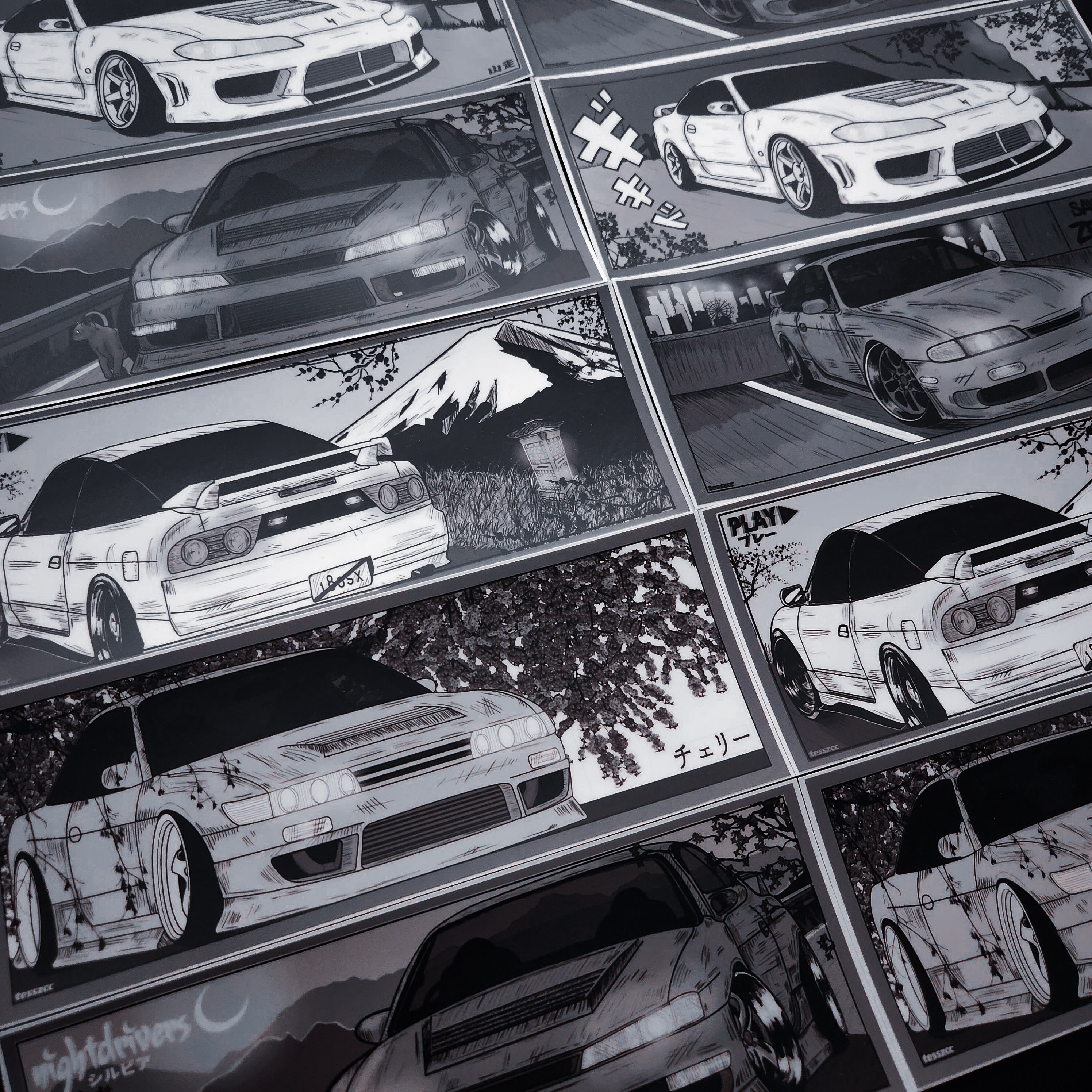 S13 Silvia Sticker, Nissan 240sx, S13 Silvia, 240sx, Manga Cars, Jdm ...