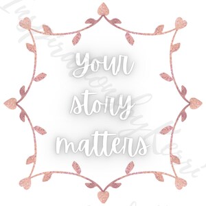 Your Story Matters Printable Wall Art Counselor Decor Therapist Gift ...
