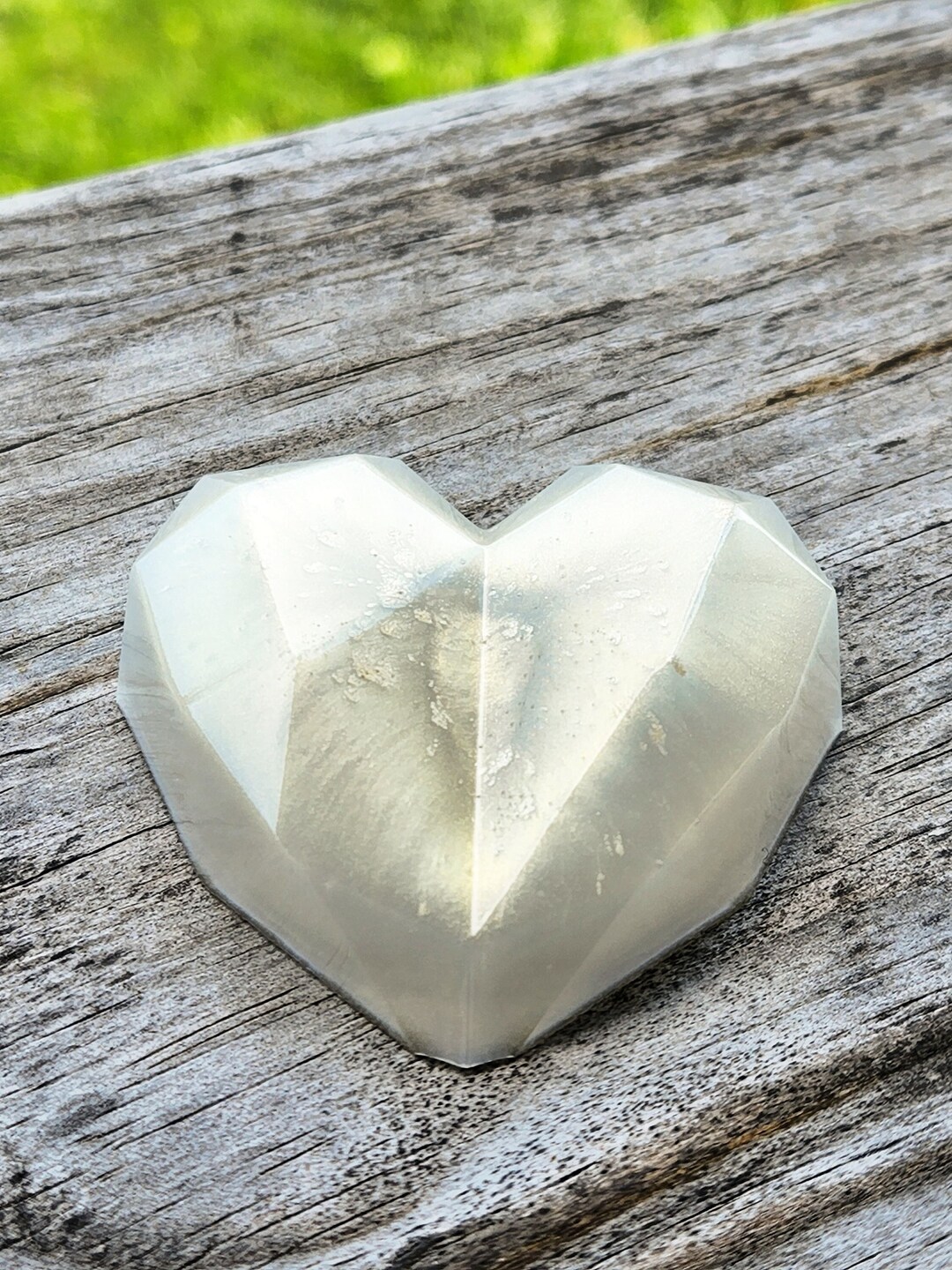 Personalized Heart Breastmilk Keepsake – Custom Resin Baby Milk Heart ...