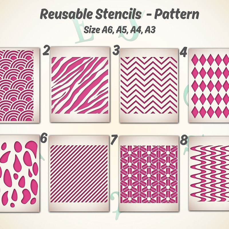 Stencil Pattern - Etsy