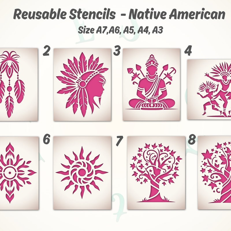 Native Stencils - Etsy