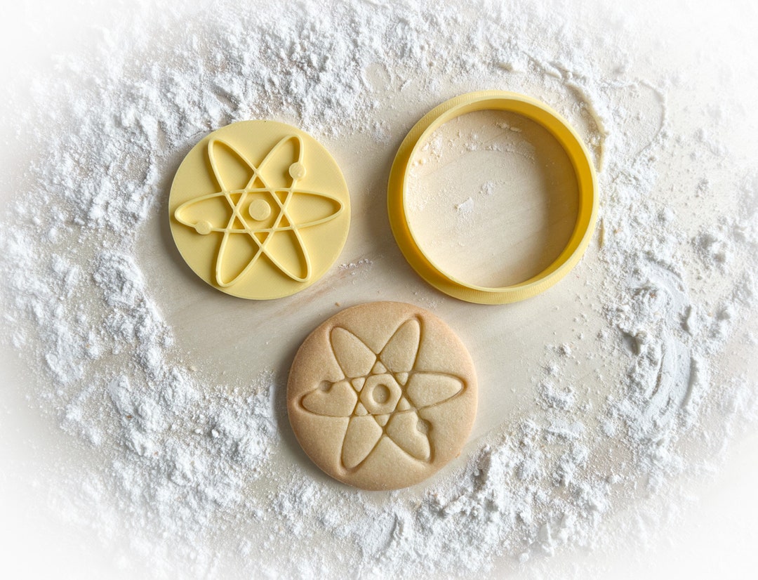Atom Symbol Biscuit Cutter *696 Cookie Cutter and Stamp Multi-size - Etsy