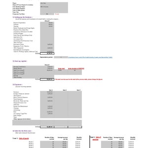 3-year Financial Business Plan Template - Etsy