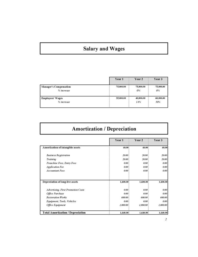 3-year Financial Business Plan Template - Etsy