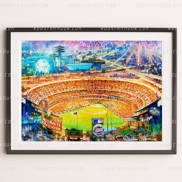 New York Mets Paintings - Etsy
