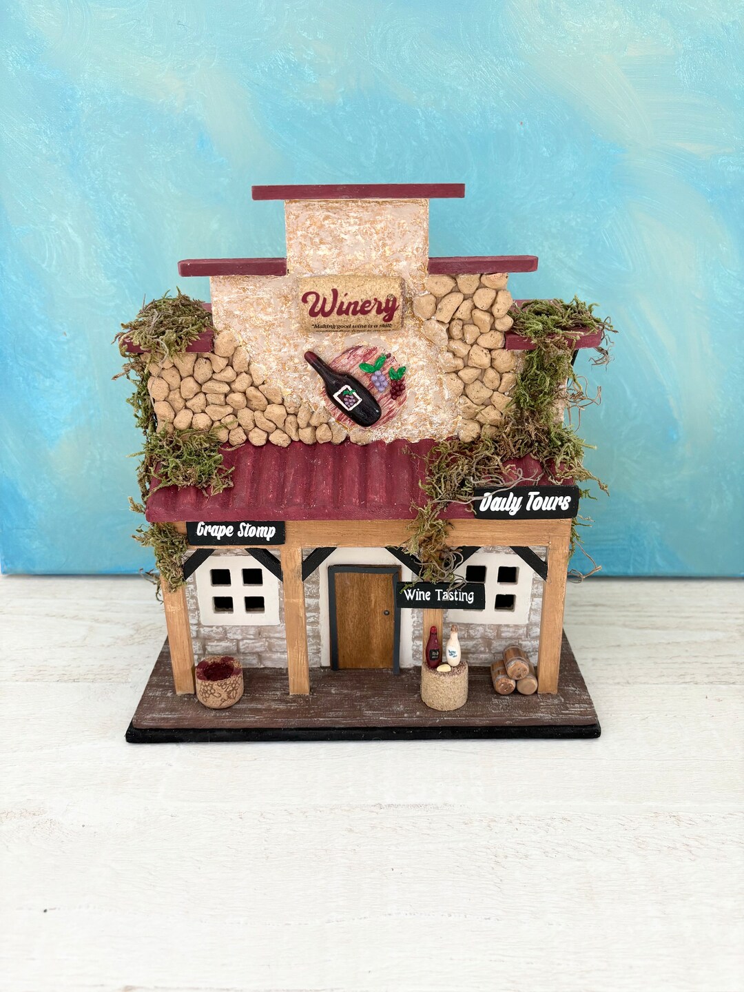 Wood Winery, Winery Decor, Winery Model, Wine Cellar Decor, Wine Bar ...