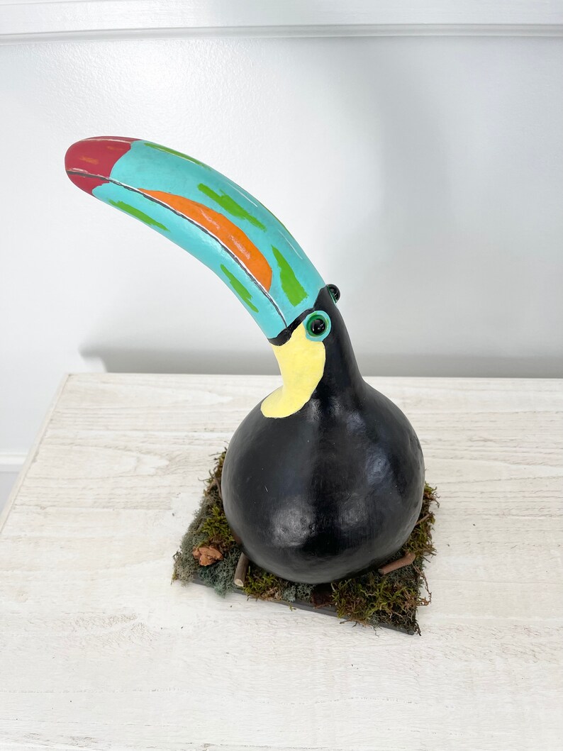 Toucan Gourd Toucan Decor Toucan Gift Tropical Toucan Gift - Etsy