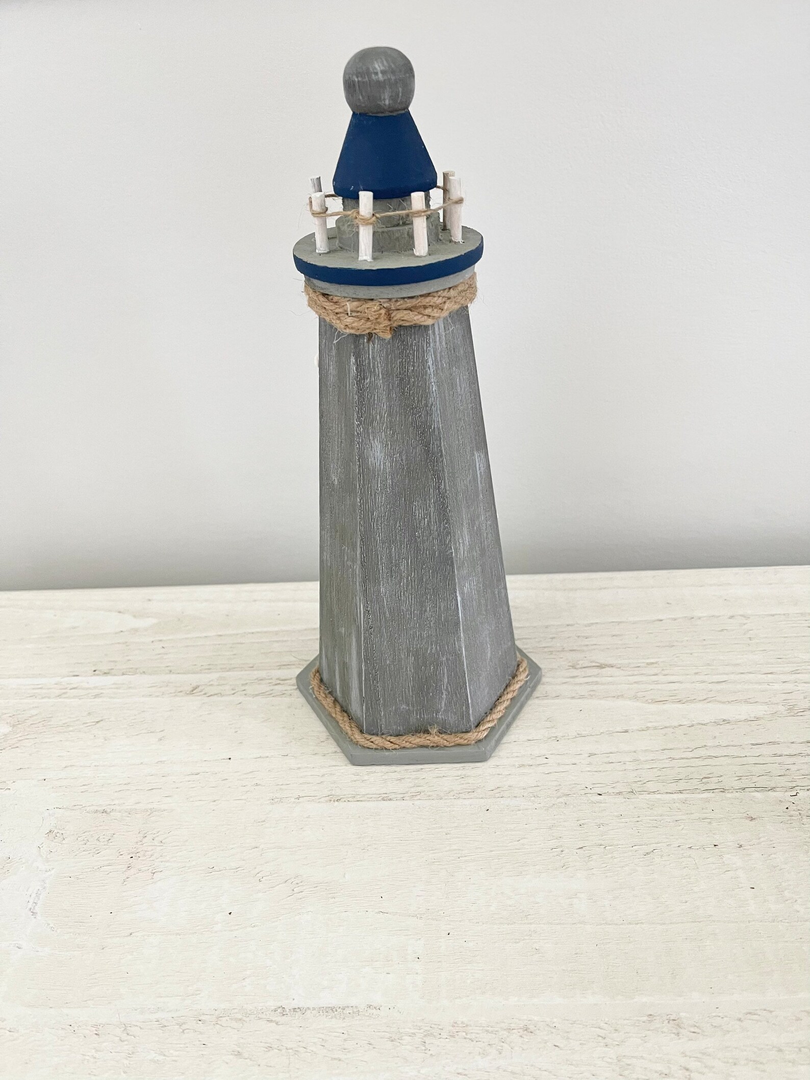 Coastal Lighthouse Decor, Wood Lighthouse Decor, White Lighthouse Decor ...