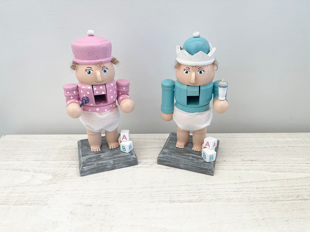 Custom Baby Nutcracker, Baby Figurine, Custom New Baby Gift, Gender ...