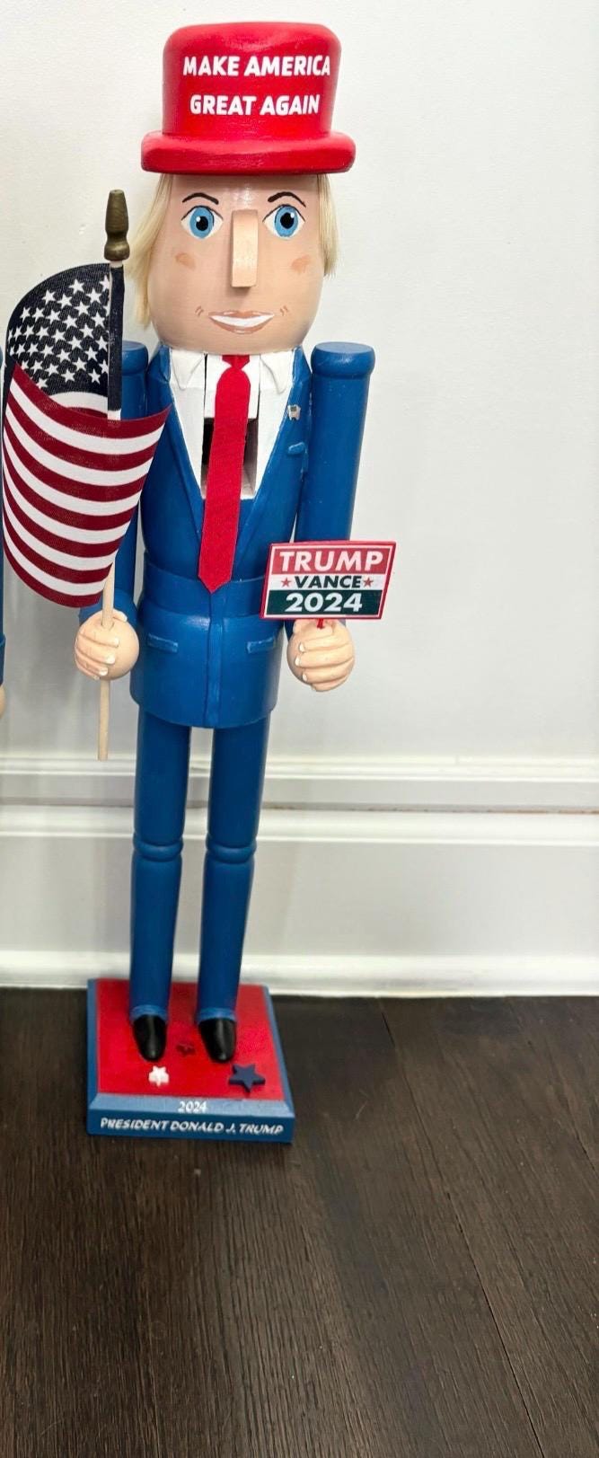 Custom President Trump Nutcracker, 21” Presidential Wood Nutcracker ...