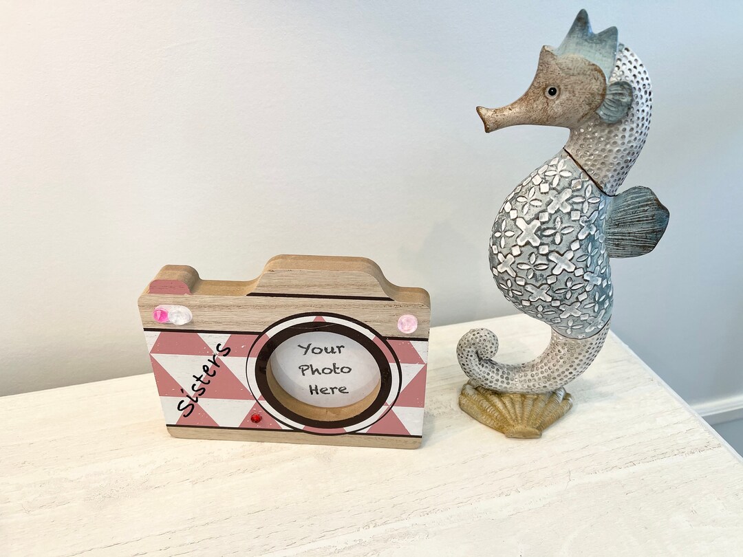 Camera Photo Frame, Camera Picture Frame, Wood Camera Photo Frame ...