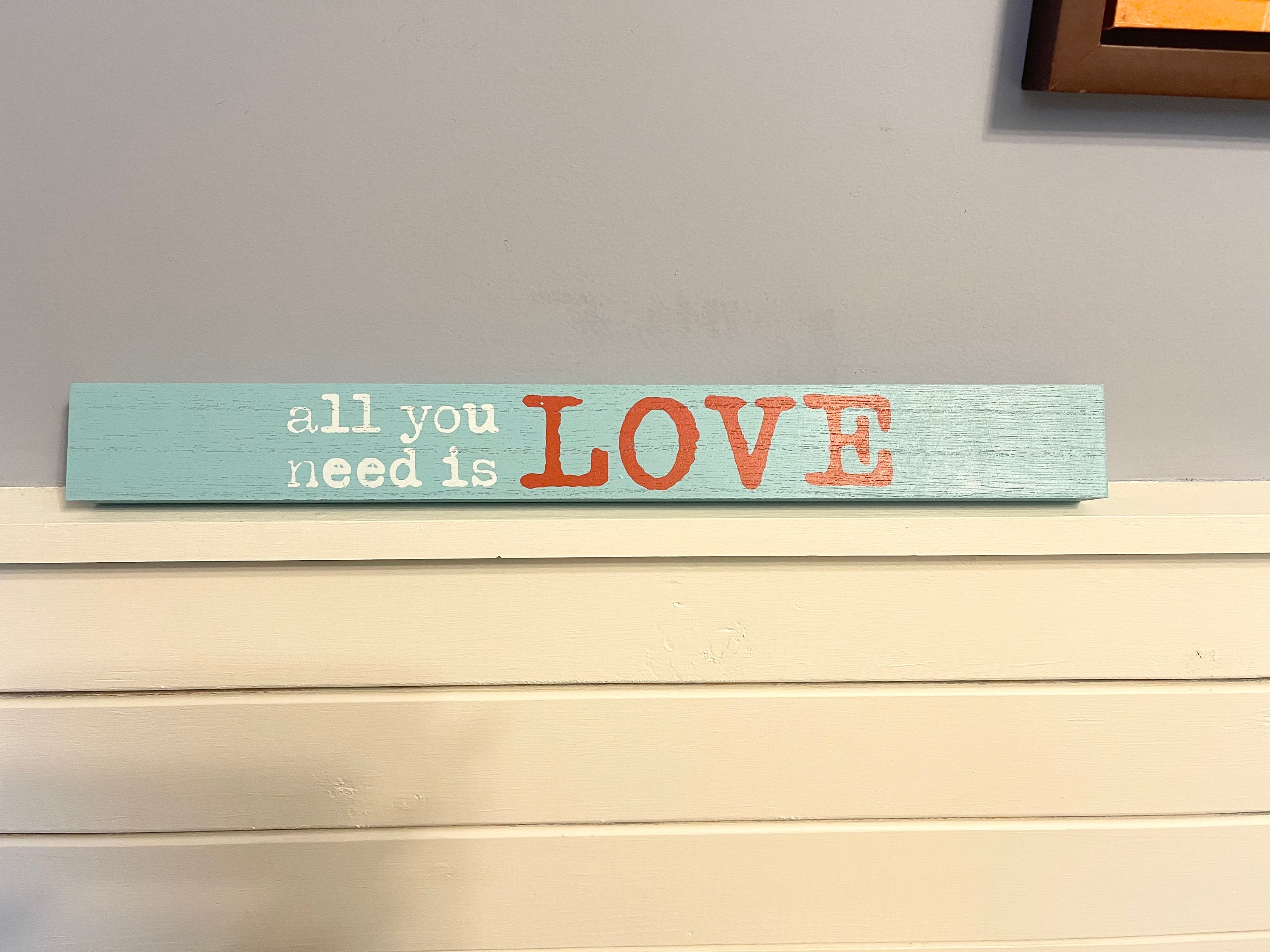 Farmhouse Wood Sign Horizontal, Inspirational Signs Horizontal, Home ...