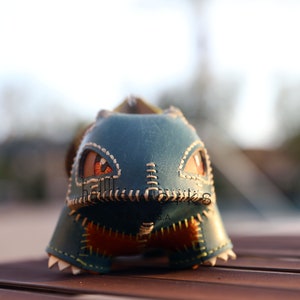 Handmade Leather Bulbasaur-pdf File-leather Craft PDF-PDF Template ...